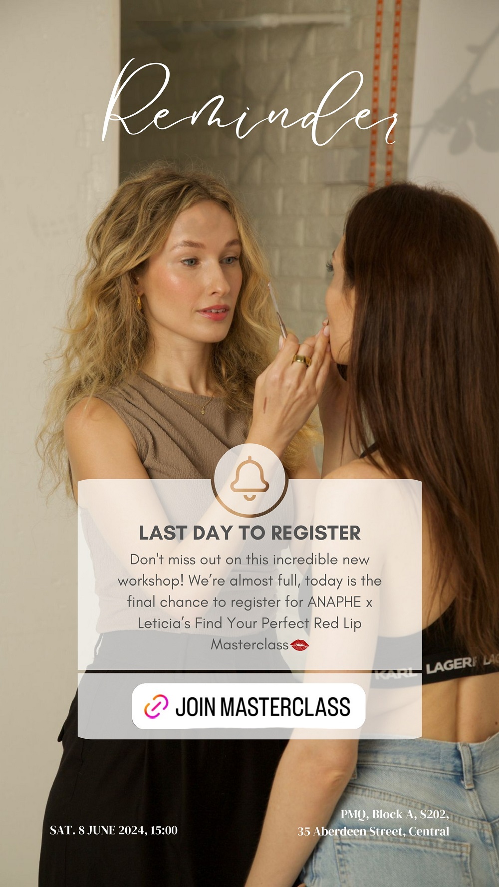 Your Perfect Red Lip Workshop | PMQ 元創方