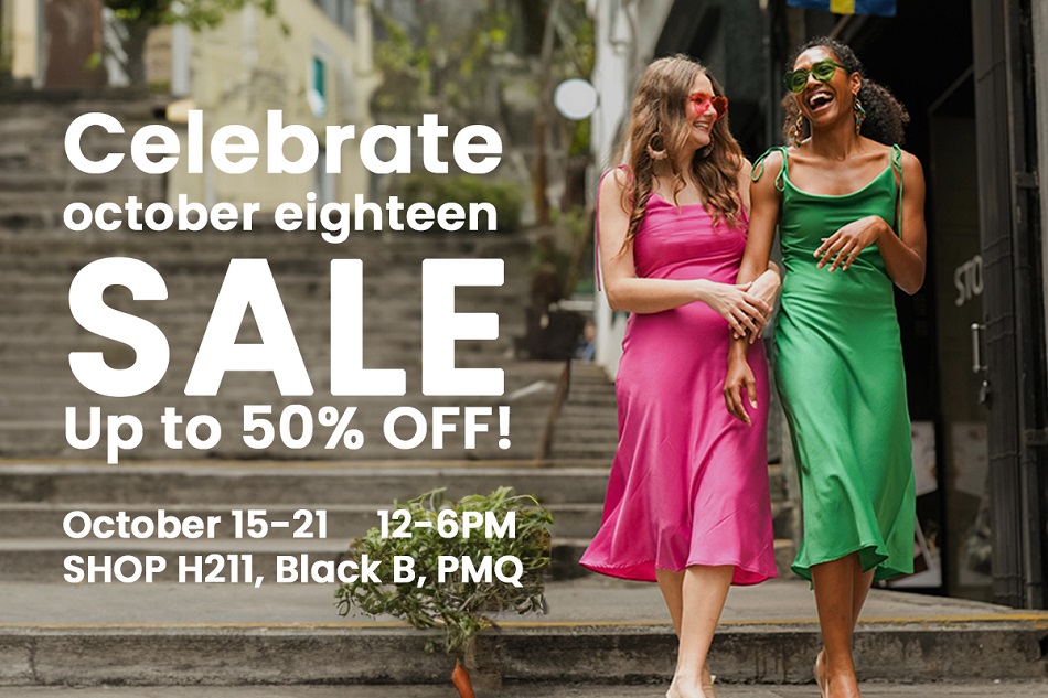 Celebrate OctoberEighteen Sale | PMQ 元創方