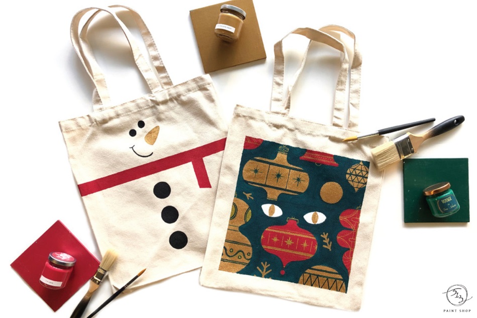 S513PaintShop_Christmas Gold Foil Totebag Workshop_kv | PMQ 元創方
